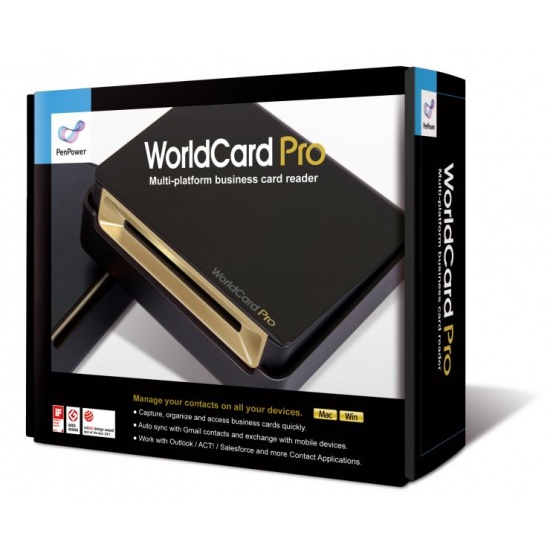 Penpower WorldCard Pro Business Card Reader and Scanner v8.0 (Multi ...