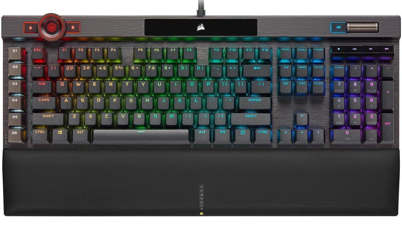 Corsair K100 RGB USB QWERTZ Keyboard - Dutch Layout
