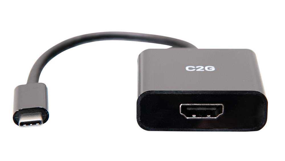 C2G USB Type C Male To 4K HDMI Female Video Adapter - Black