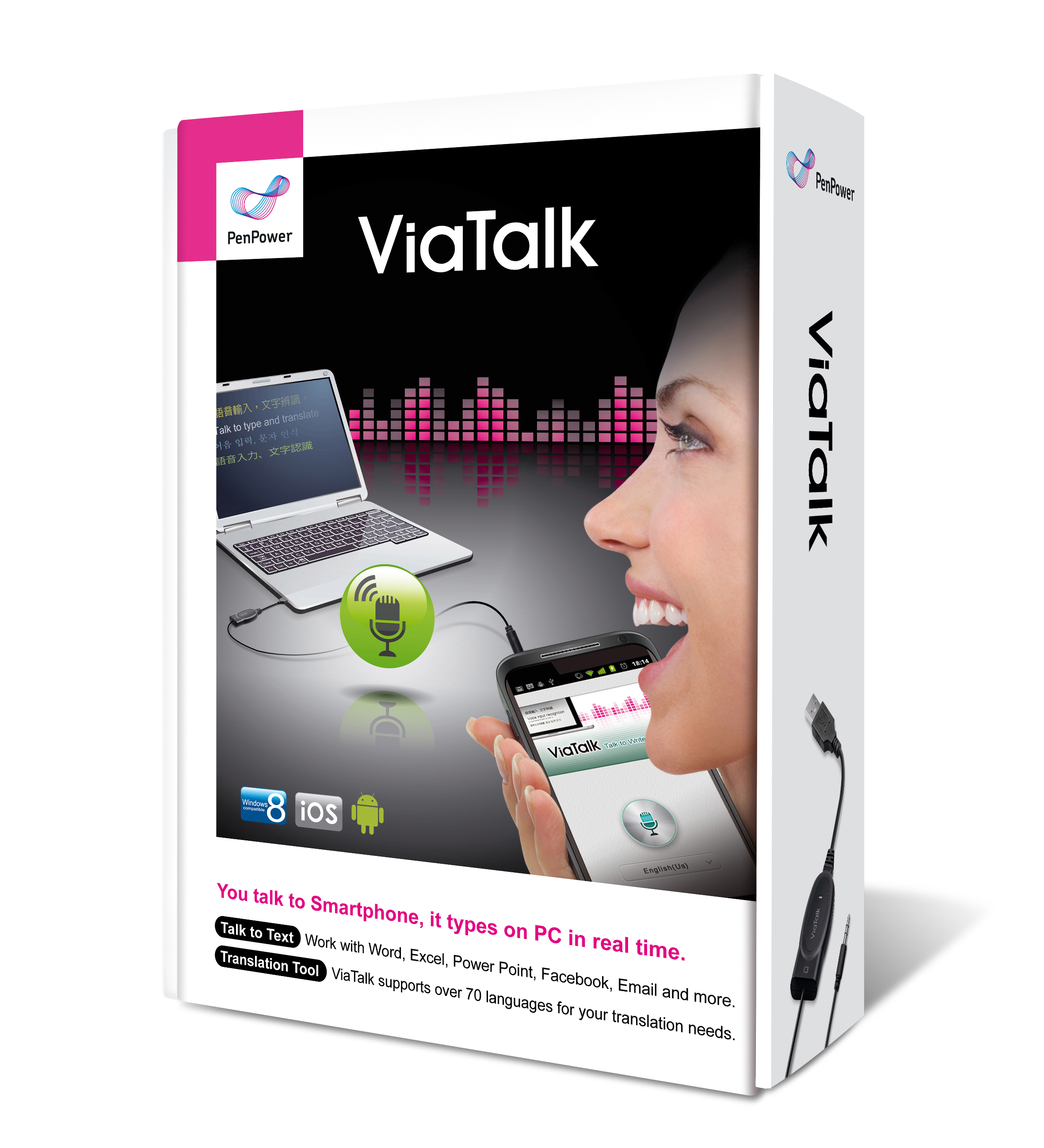 Penpower ViaTalk - Speech to Text Recognition System with Translator
