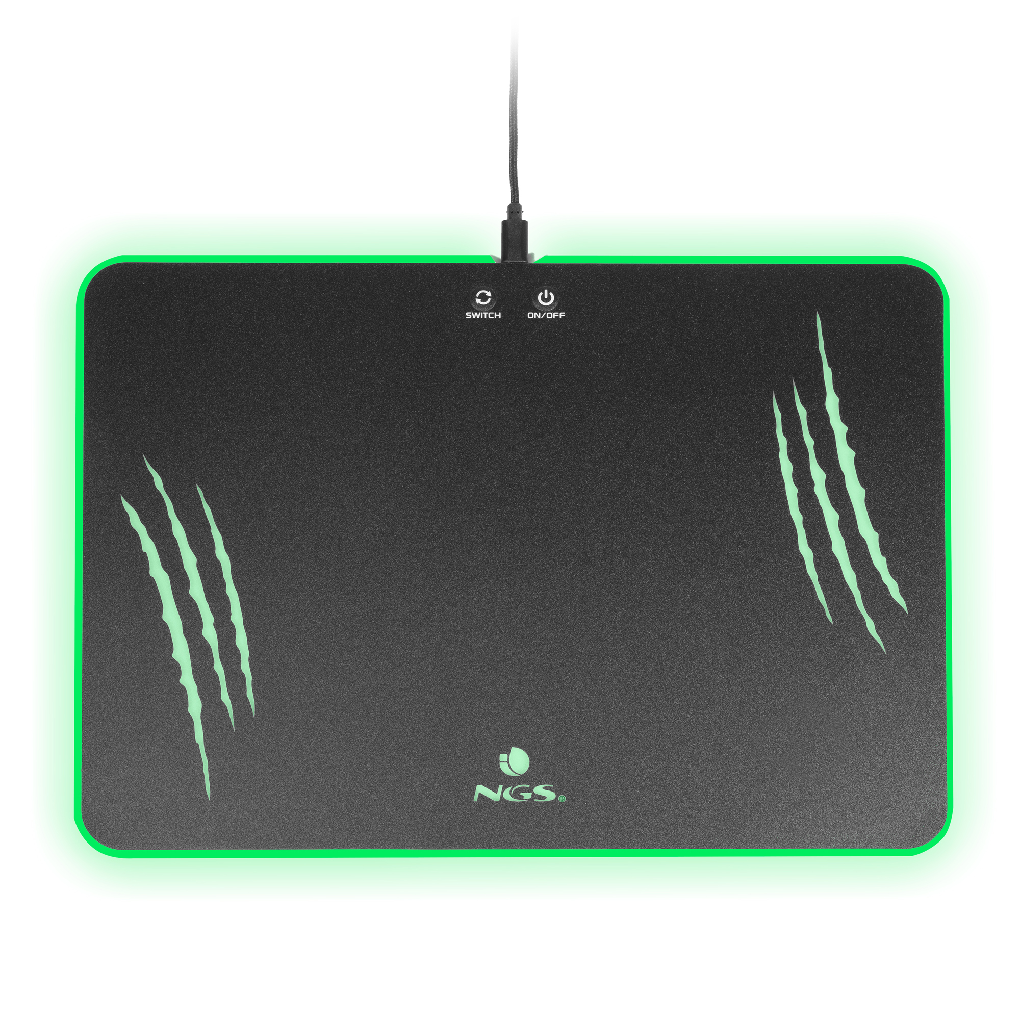 NGS Multi-color Illuminated Gaming Mouse Pad