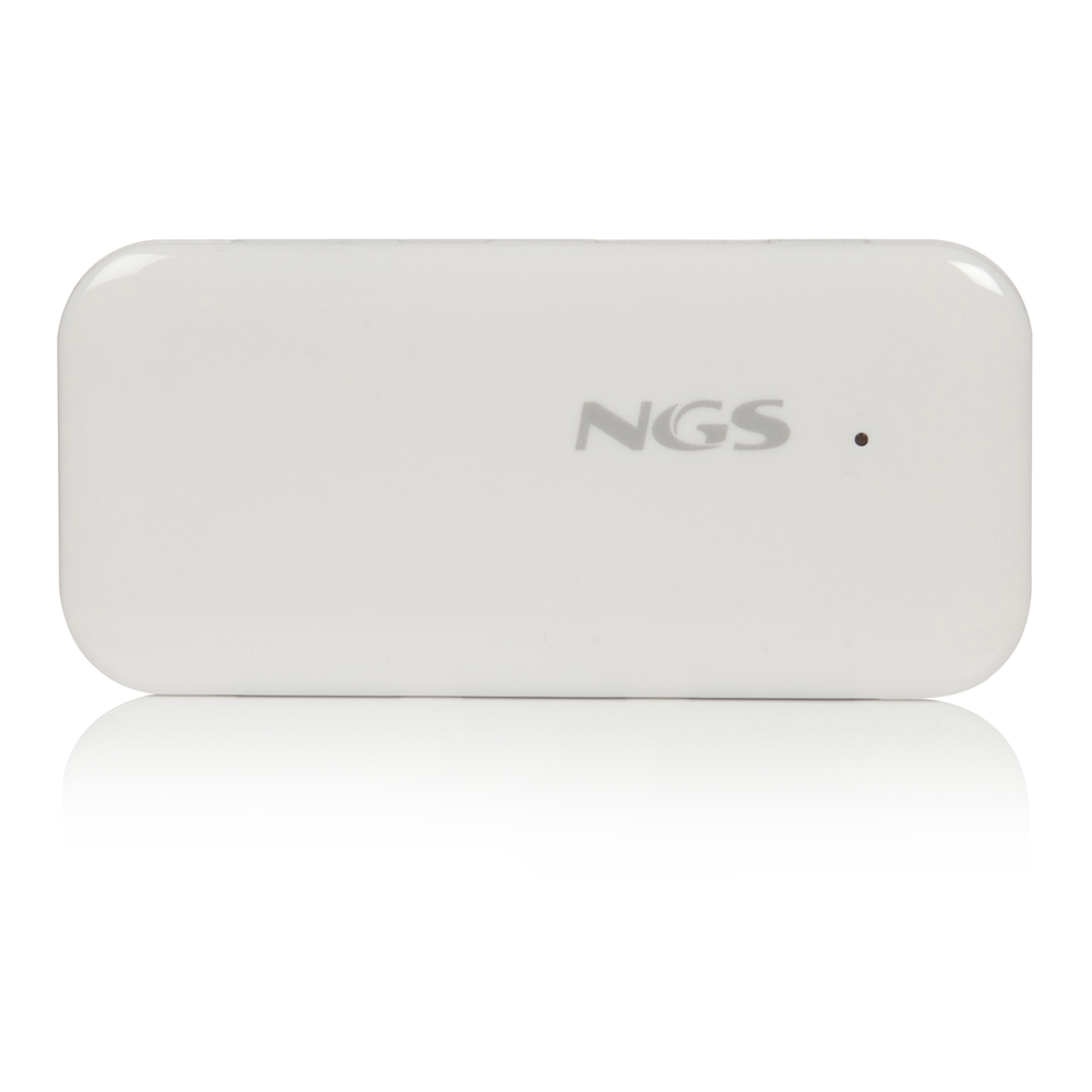 NGS 4-Port USB Hub - USB 2.0 (White)
