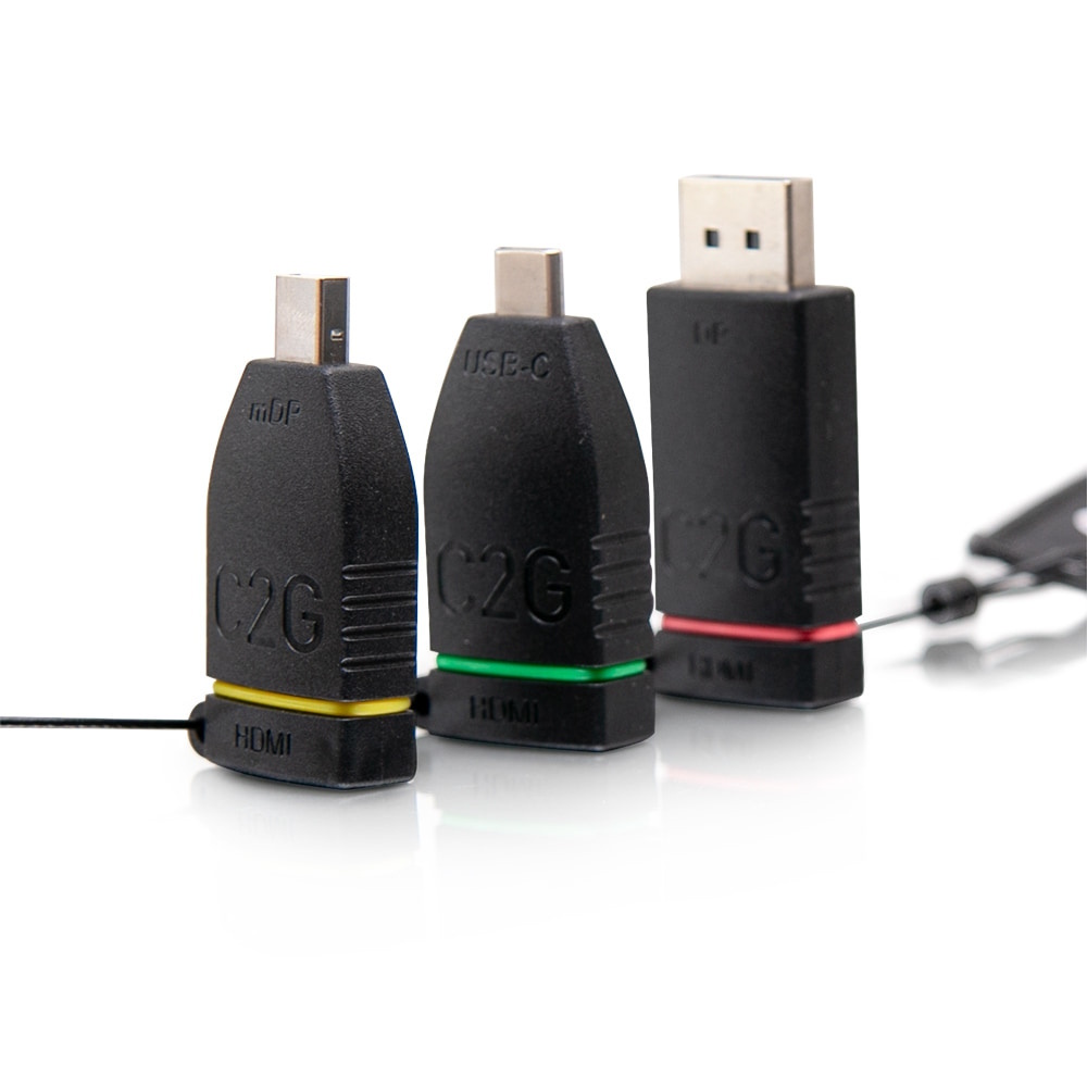 C2G Color Coded Adapter Ring Retractable Adapter