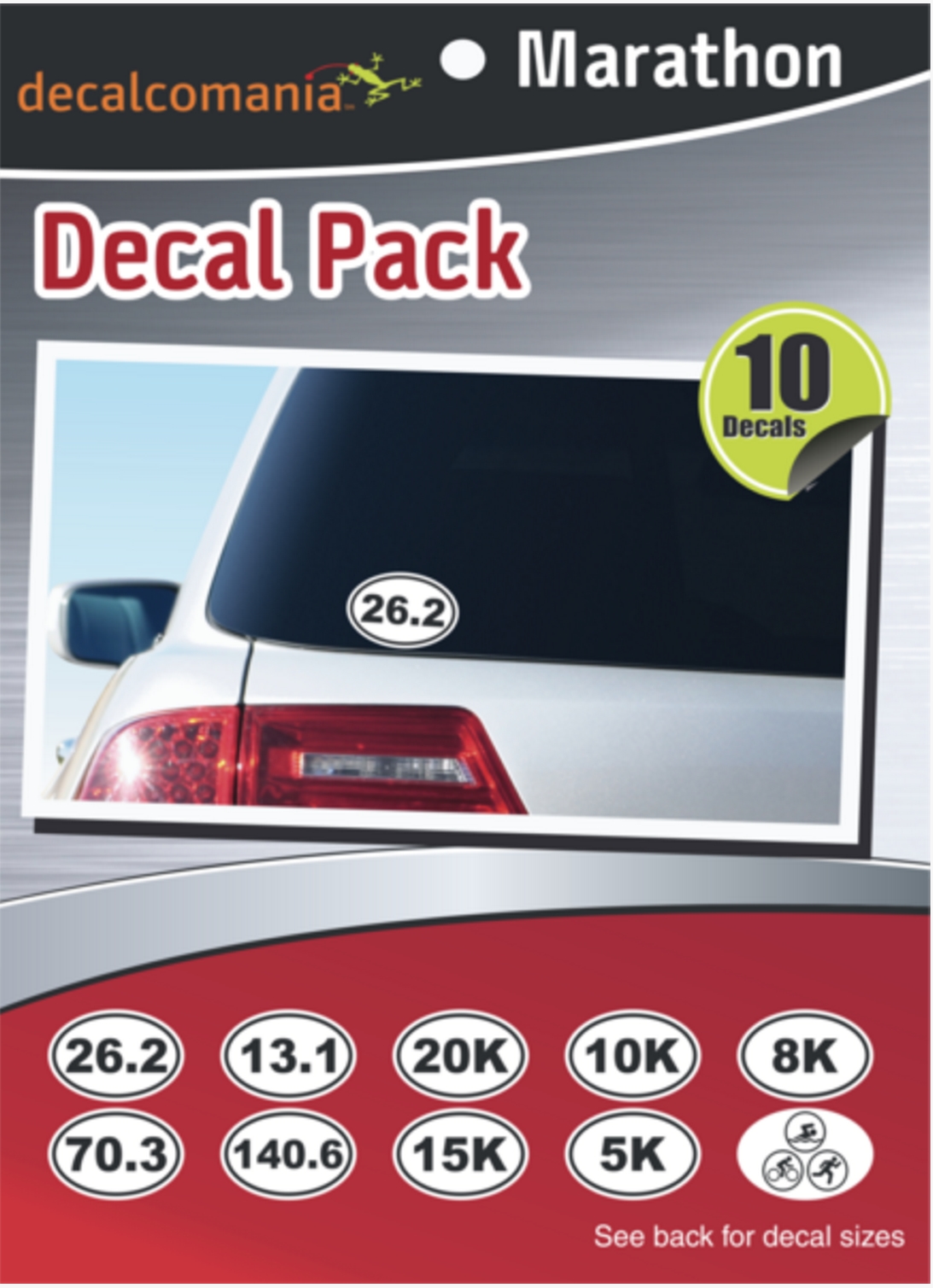 Marathon Euro Oval Stickers - Value Kit (10 Stickers)
