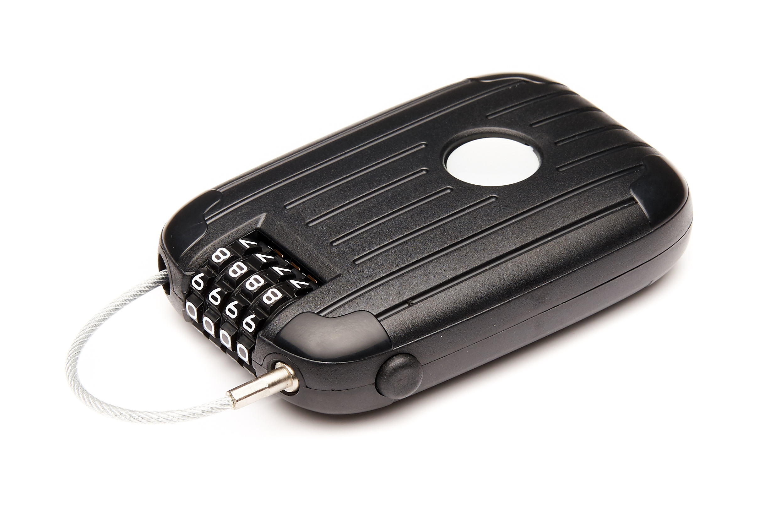 EyezOff Retractable Cable Combination Lock with 4-Dial Lock 53-inch ...