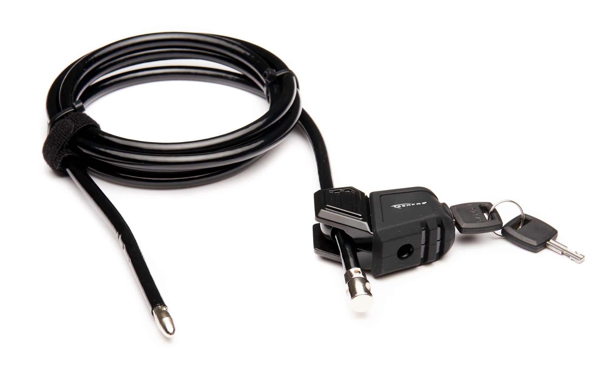 EyezOff Adjustable Cable Lock, Double-Loop Function, 2 Keys, 8mm x ...