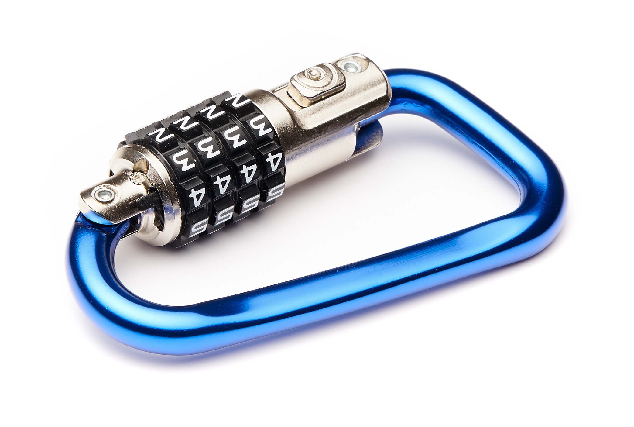 EyezOff 3.5" Carabiner Aluminum Multi Purpose Lock 4-Dial Combination D ...