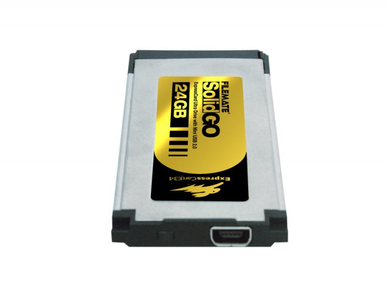 24GB FileMate SolidGO ExpressCard 34 Ultra SSD (w/mini USB port)