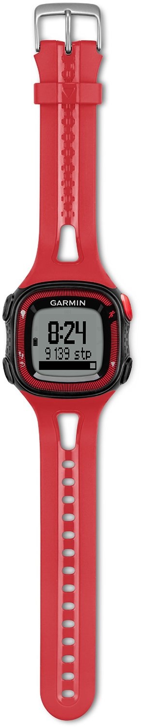 Garmin Forerunner 15 Red/Black GPS Running Watch (010-01241-11)