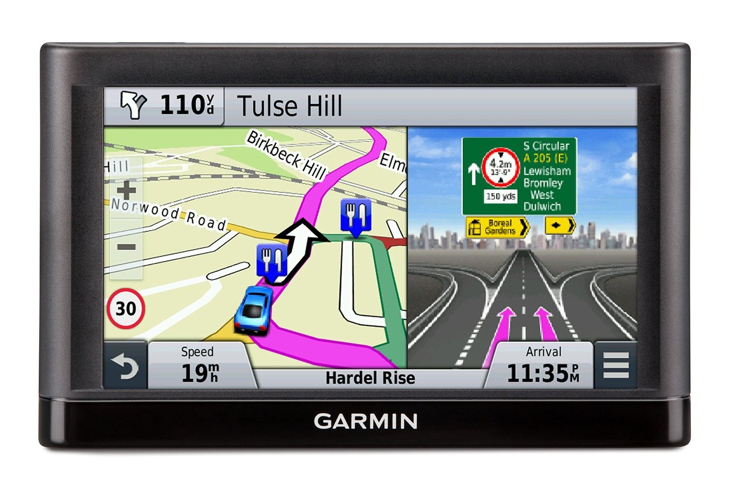 Garmin Nuvi 55 GPS Satnav 5.0-inch touchscreen Western Europe maps