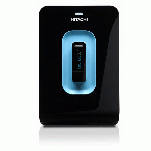 1TB Hitachi Lifestudio DeskPlus external hard drive USB2.0 + 4GB USB ...