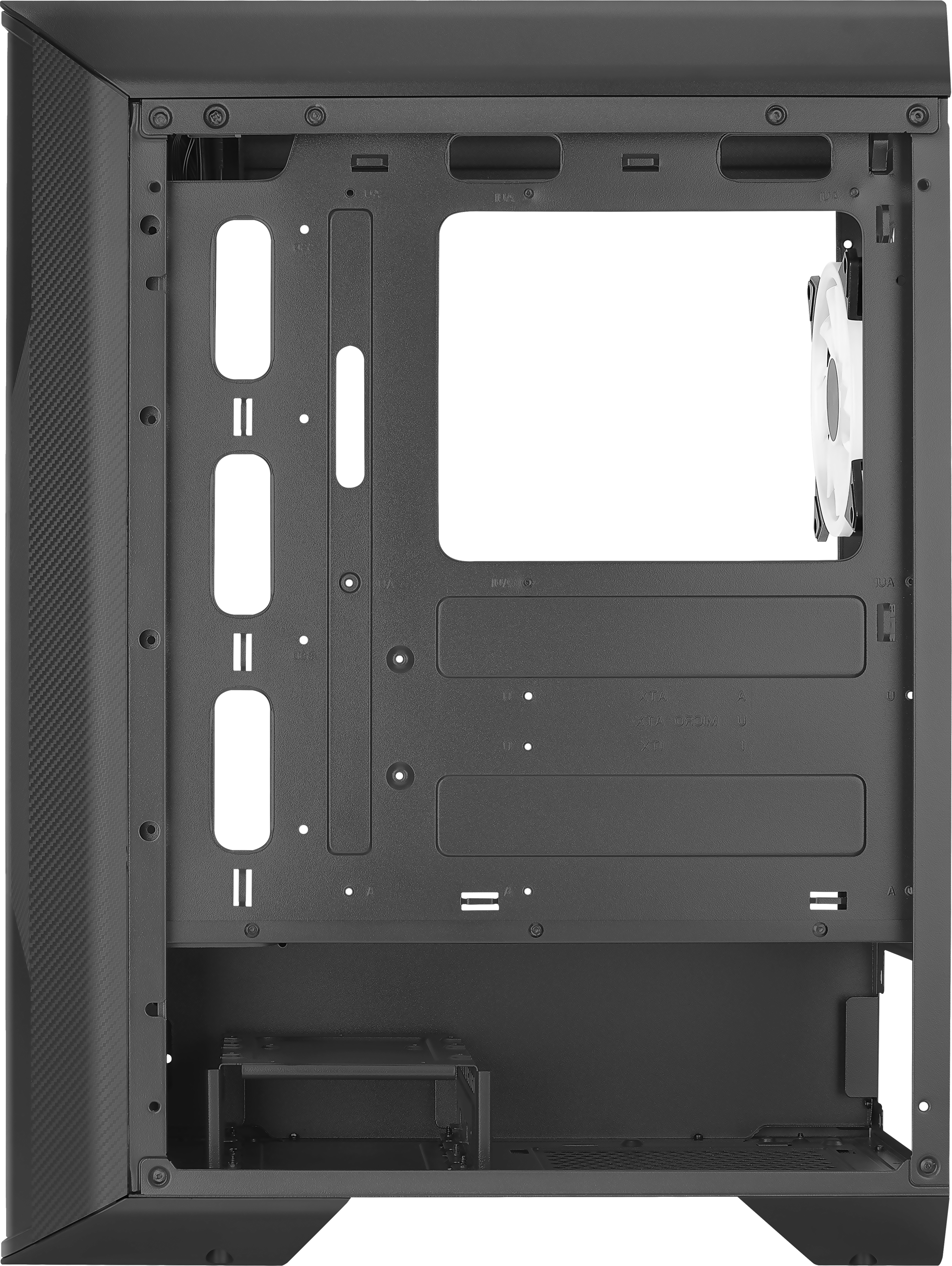 Aerocool SPLINTER DUO ATX Gaming Case 3x ARGB 12cm Fans + Front Mesh