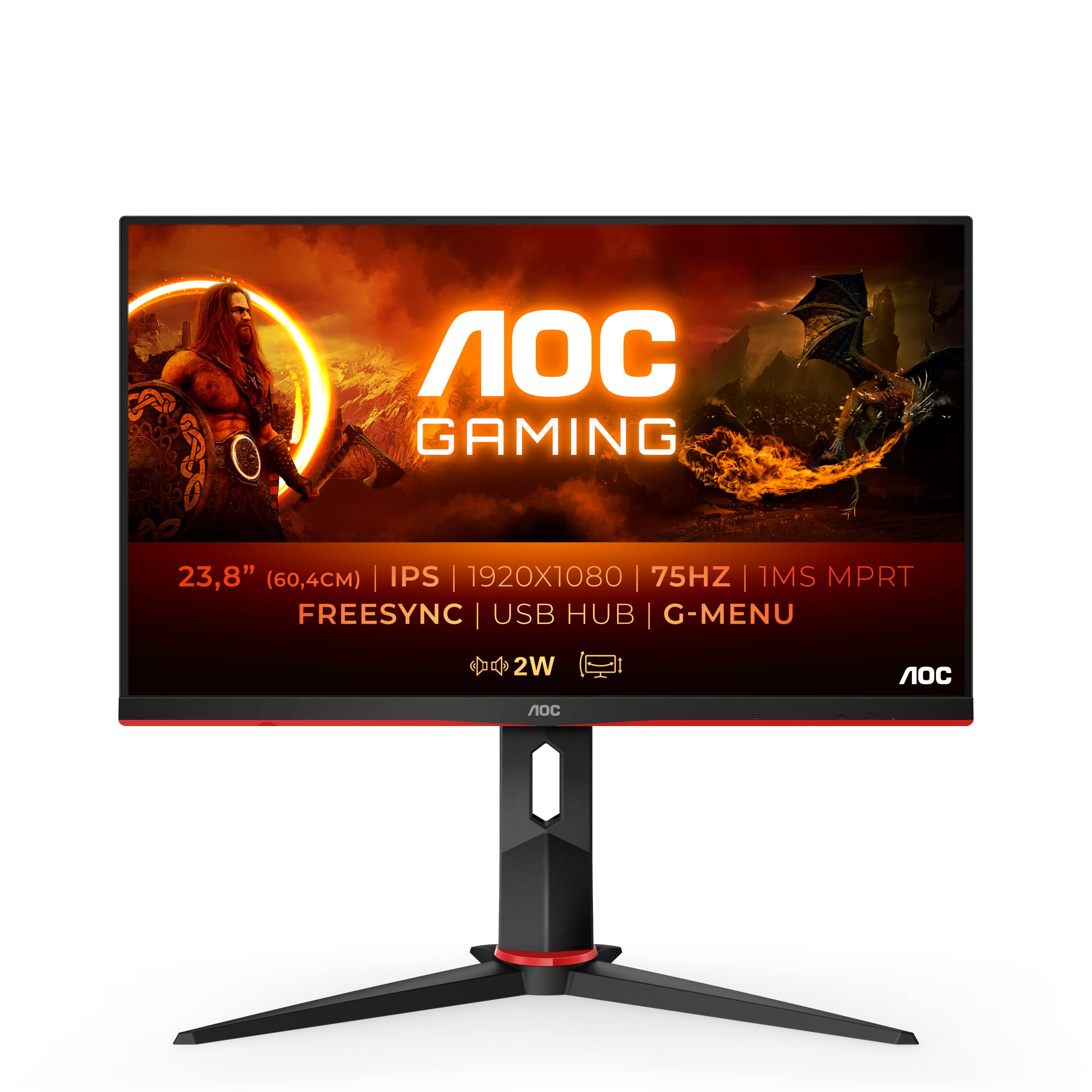 AOC G2 CU34G2X/BK computer monitor 86.4 cm (34") 3440 x 1440 pixels ...