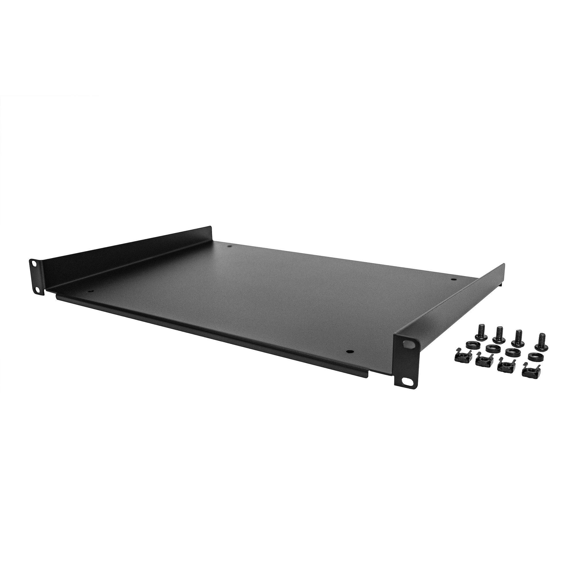 StarTech.com 1U Server Rack Shelf - Universal Rack Mount Cantilever ...