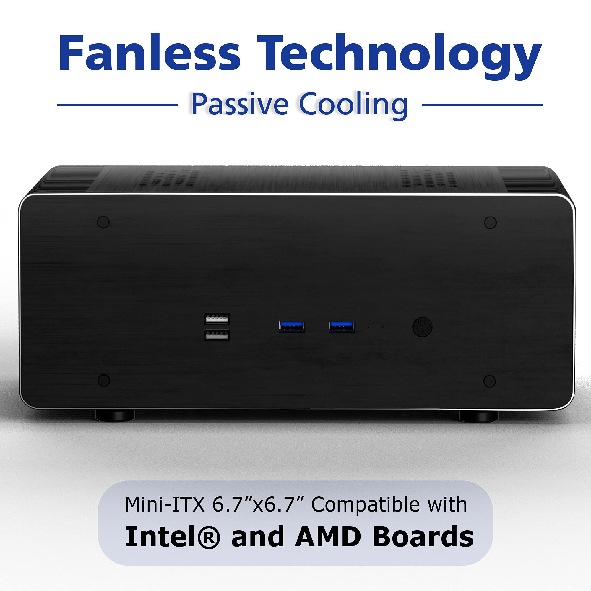 Akasa MaxWell Pro Mini-ITX Fanless Case