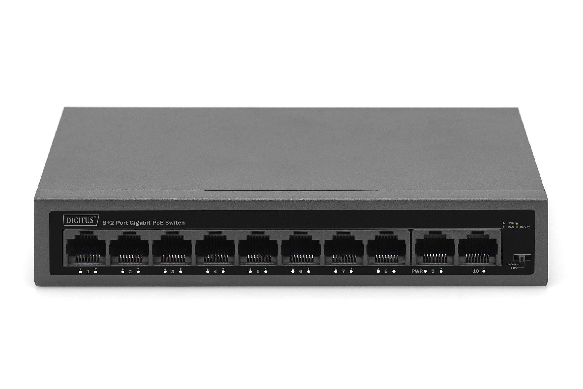 Digitus 8- Port Gigabit PoE Networkswitch, Desktop, unmanaged, 60 W, af/at