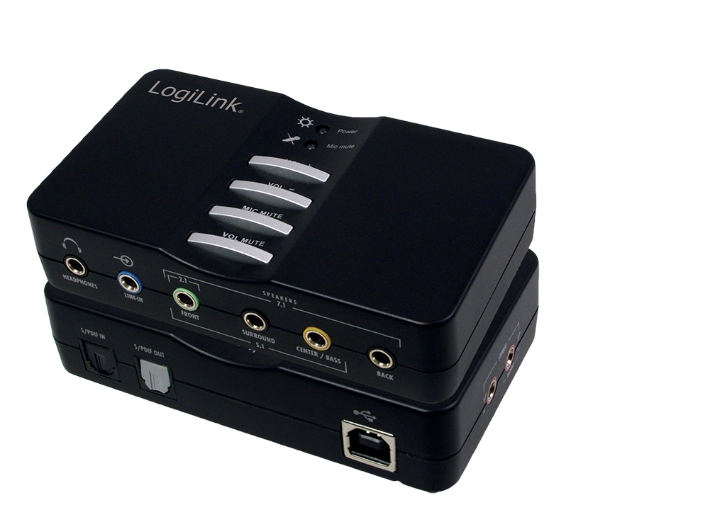 LogiLink USB Sound Box Dolby 7.1 8-Channel 7.1 channels