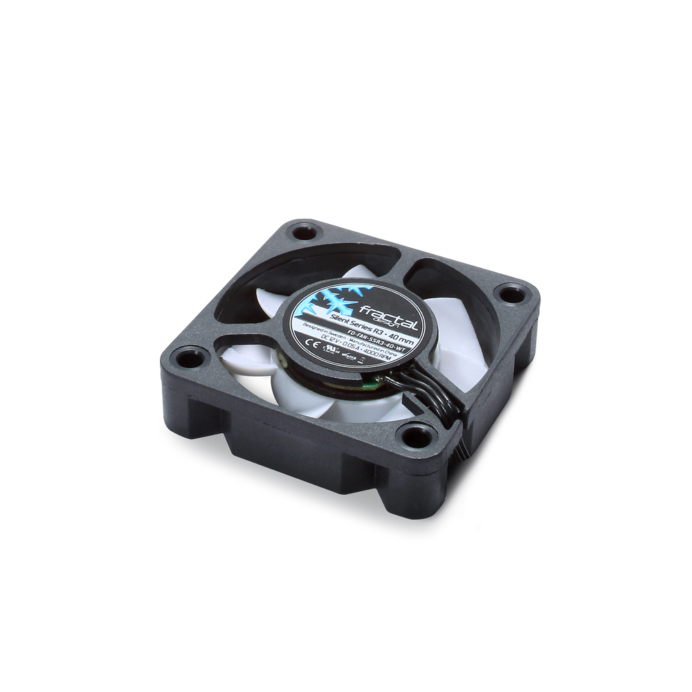 Fractal Design Silent Series R3 40mm Computer case Fan 4 cm Black, White