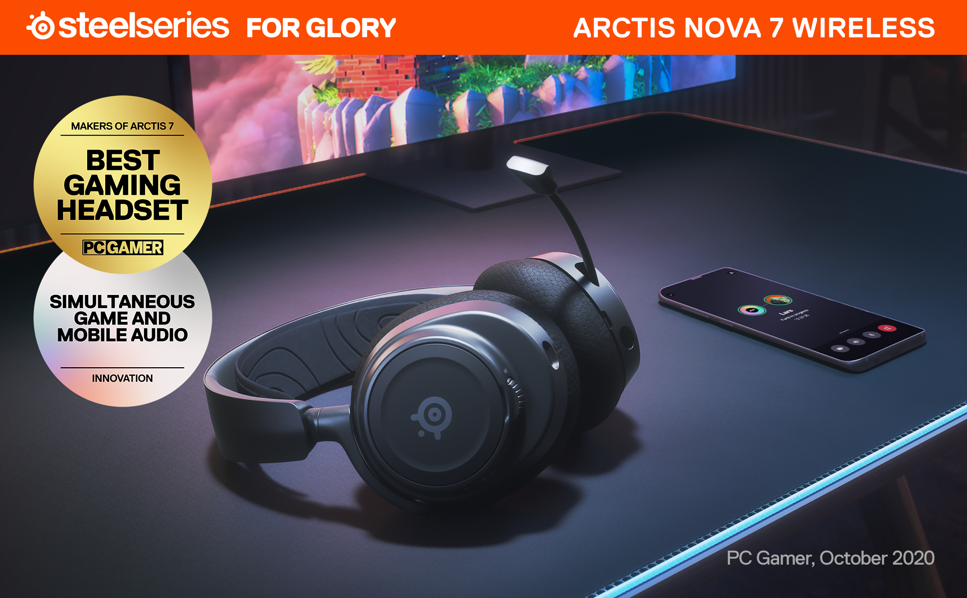 Steelseries Arctis Nova 7 Headset Wireless Head-band Gaming USB Type-C ...