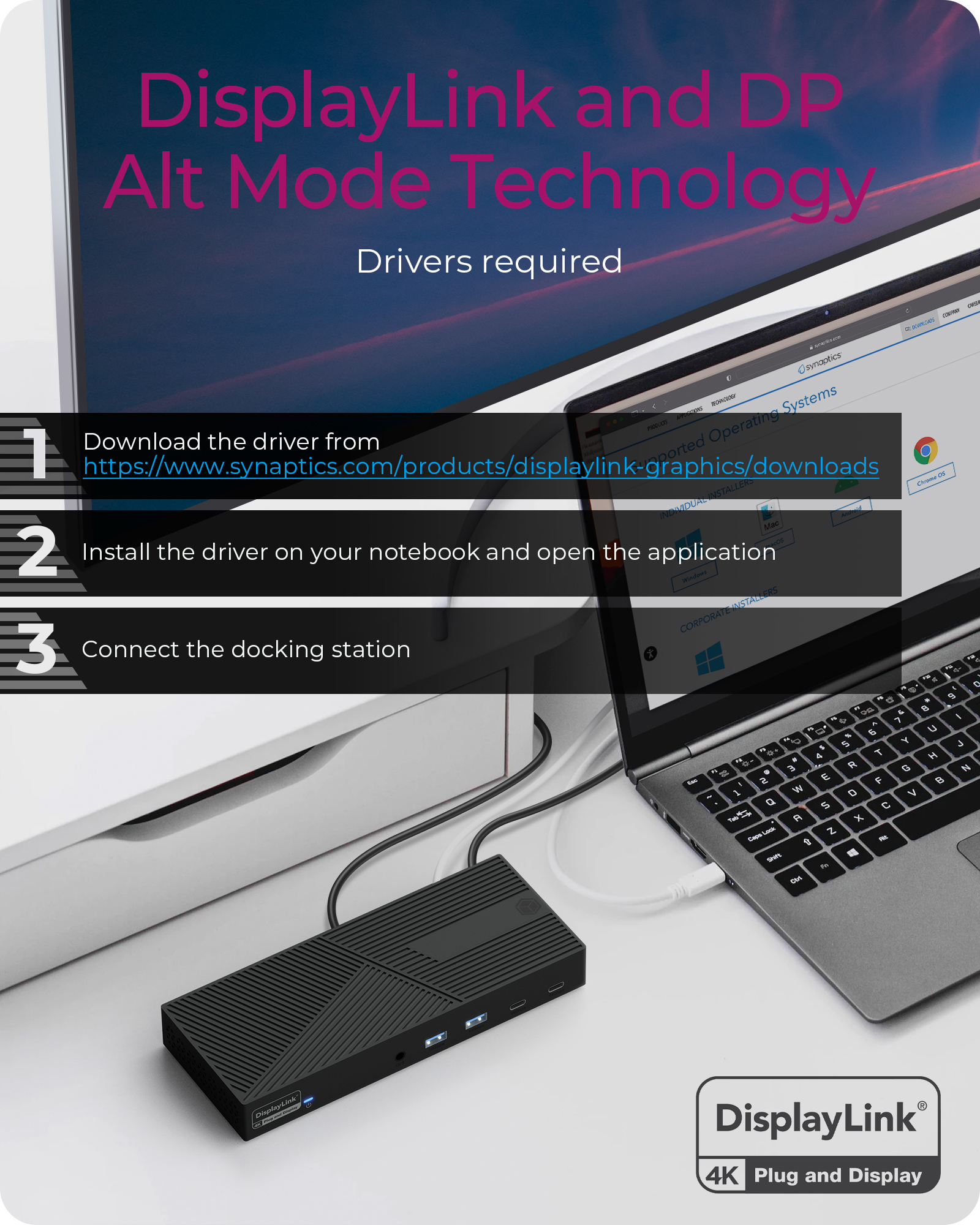 ICY BOX 11 in 1 Hybrid DockingStation with triple video output