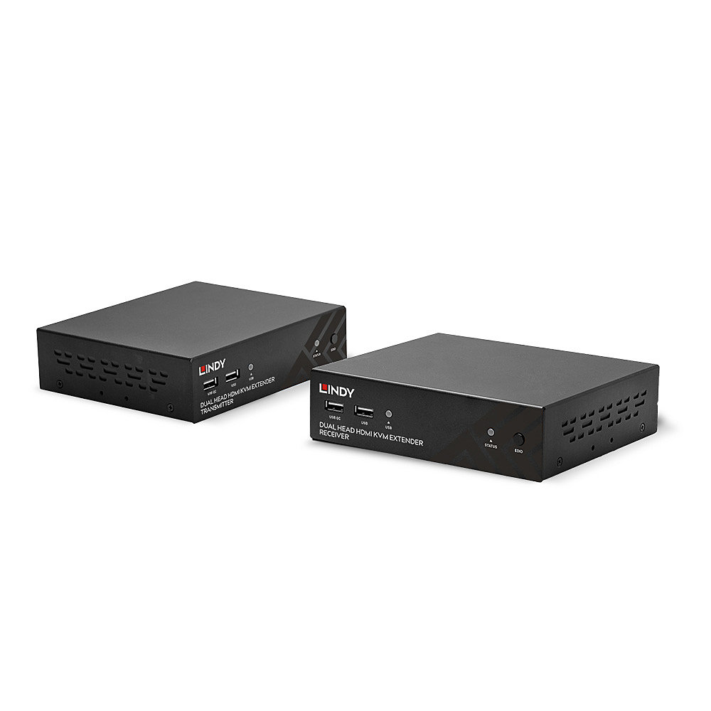 Lindy 150m Cat.6 Dual Head HDMI, USB & RS232 Extender