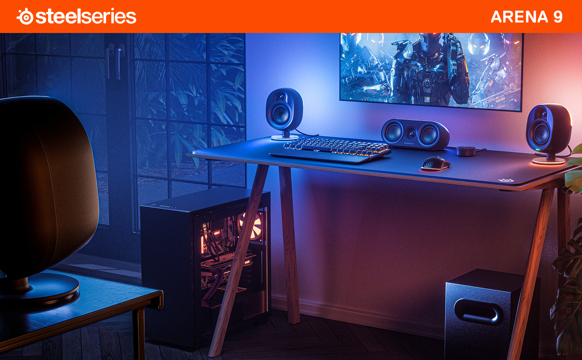 Steelseries Arena 9 speaker set PC/Laptop Black 5.1 channels 2-way ...