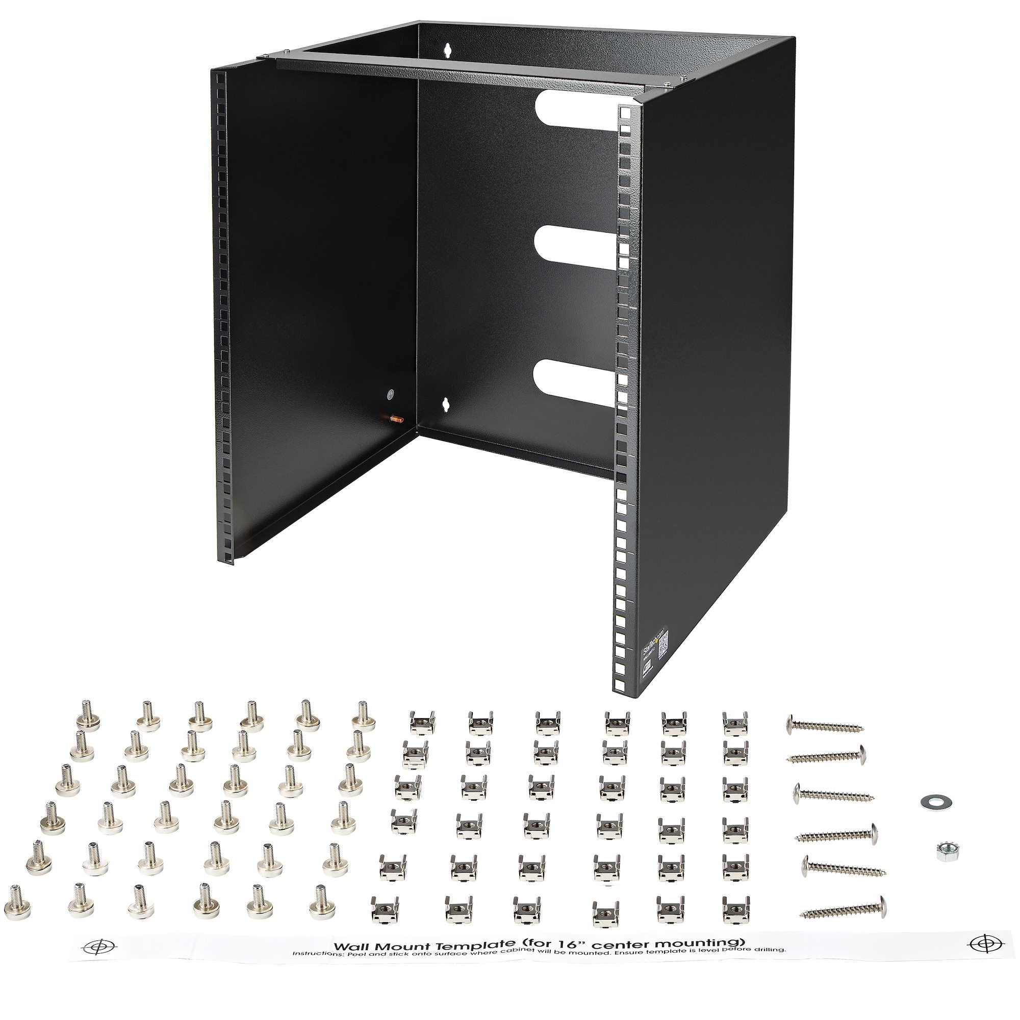 StarTech.com 12U Wall Mount Network Rack - 14 Inch Deep (Low Profile ...