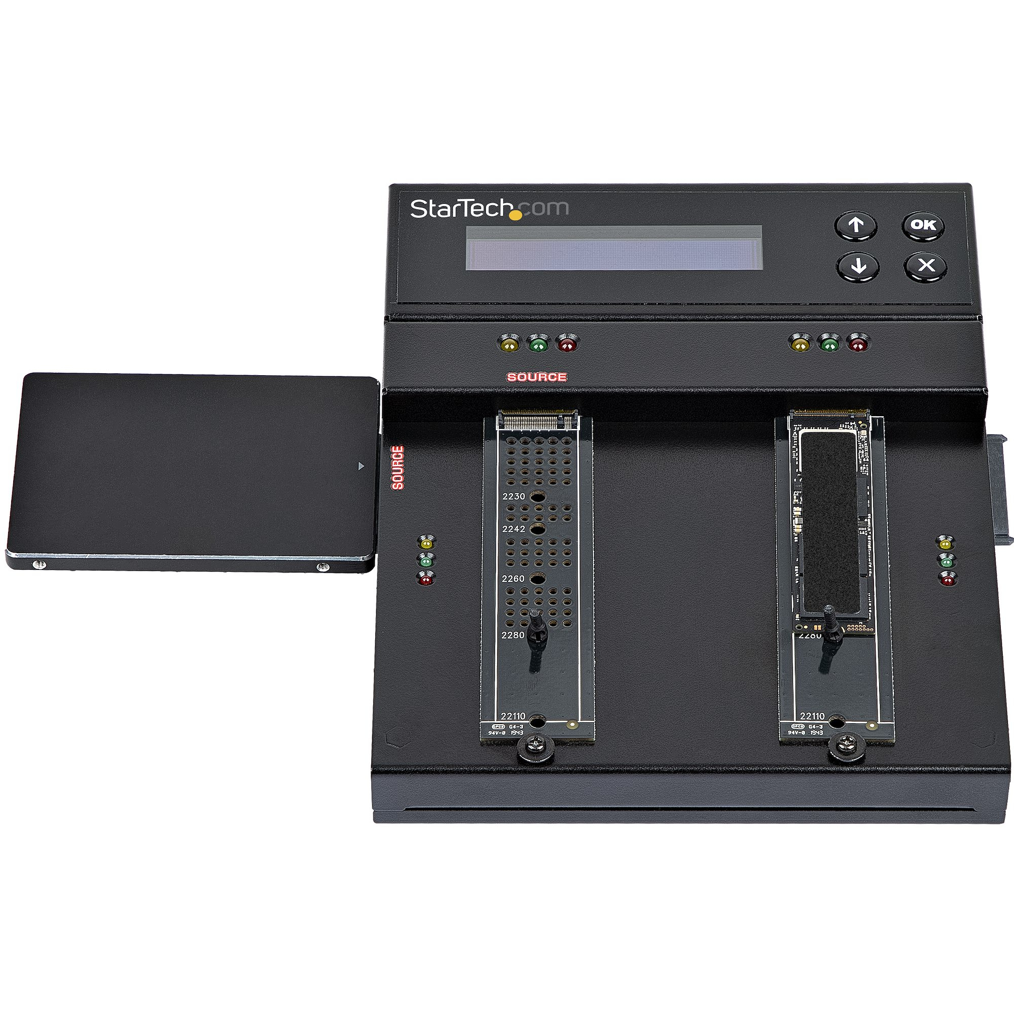 StarTech.com Standalone M.2 SATA & M.2 NVMe Duplicator and Eraser - HDD ...