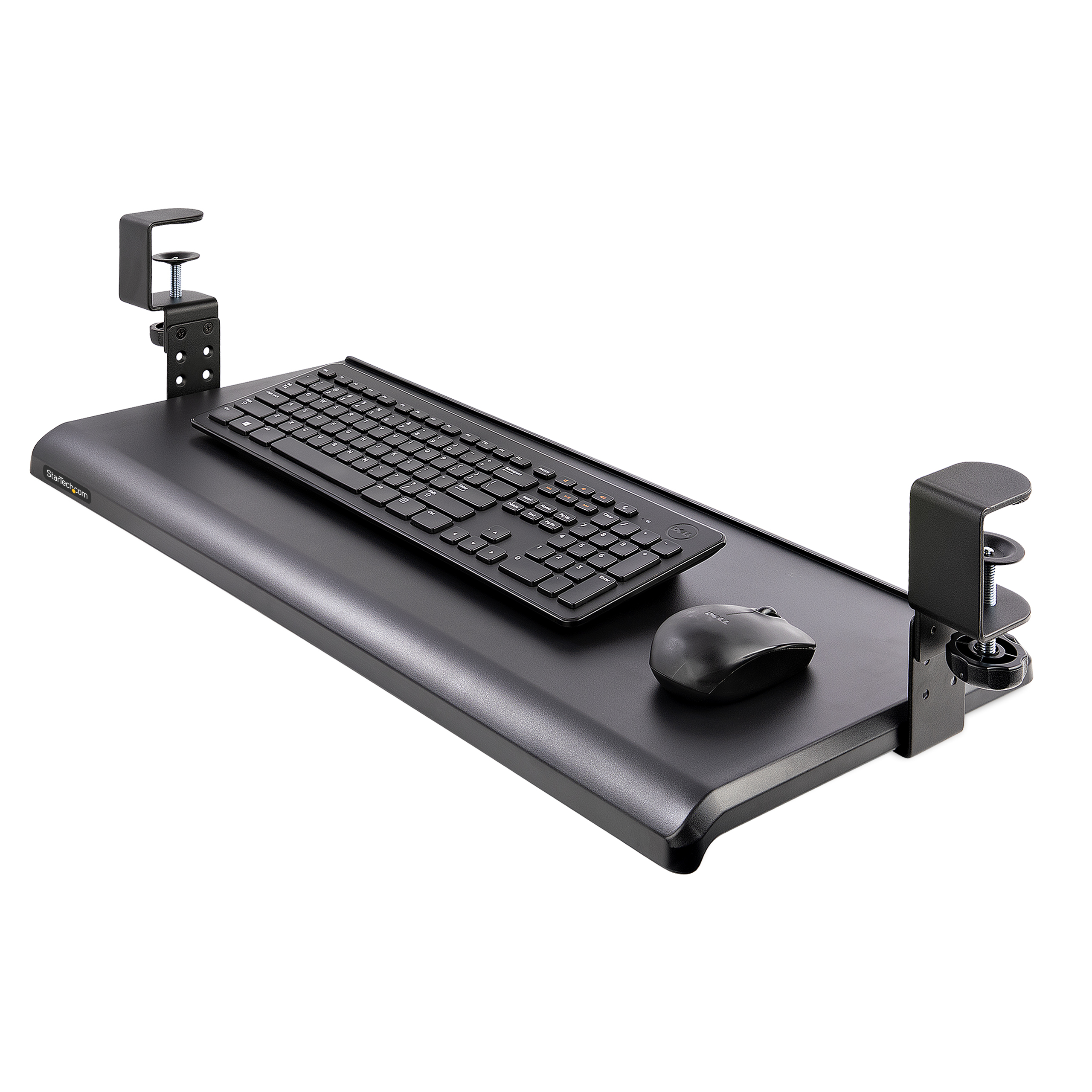 StarTech.com Under-Desk Keyboard Tray, Clamp-on Ergonomic Keyboard ...