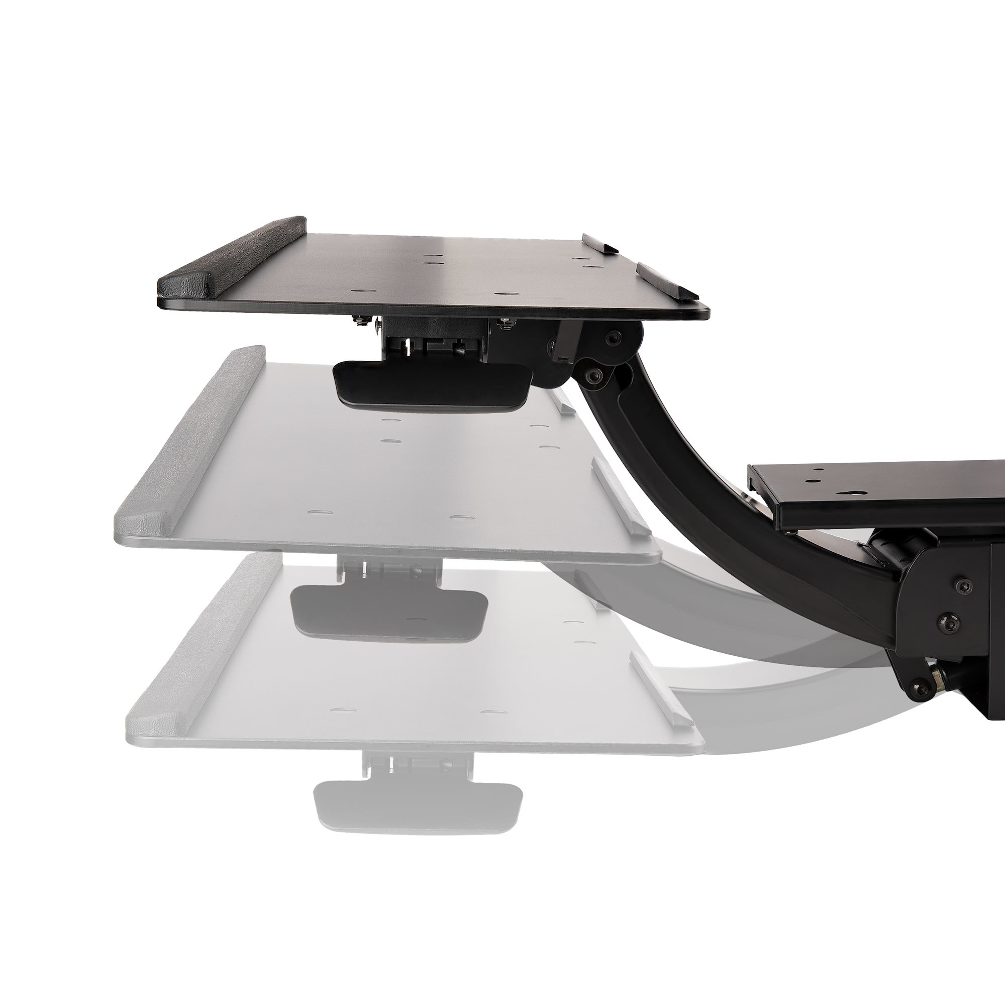 StarTech.com Under Desk Keyboard Tray - Full Motion & Height Adjustable ...