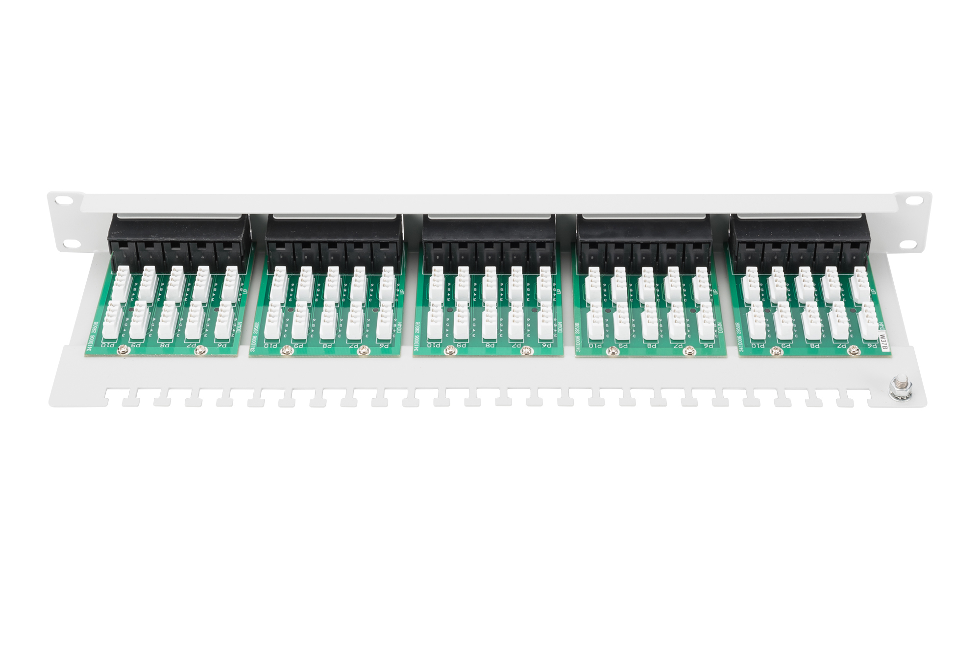 Digitus CAT 3 ISDN patch panel, unshielded, grey