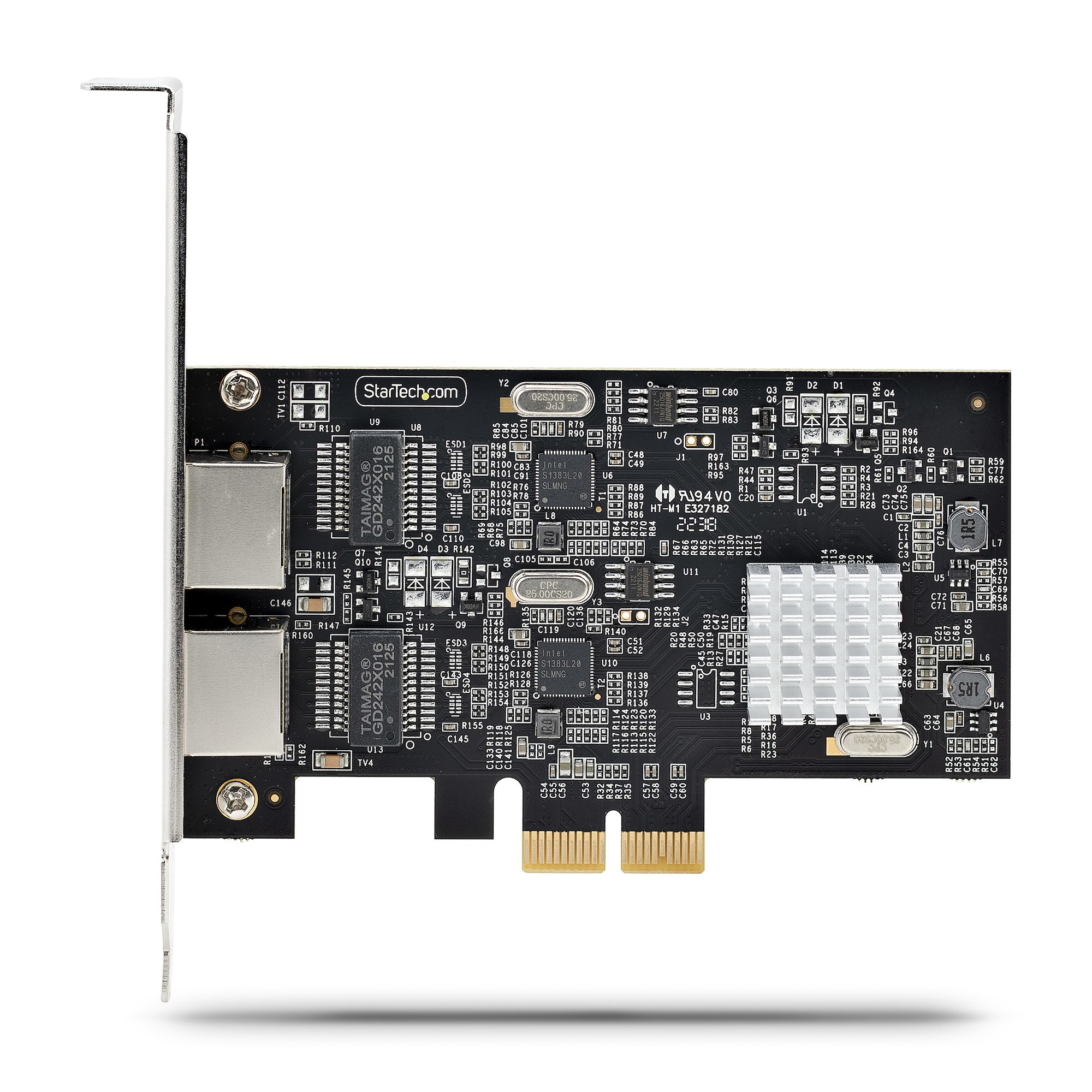 StarTech.com 2-Port 2.5Gbps NBASE-T PCIe Network Card, Intel I225-V ...