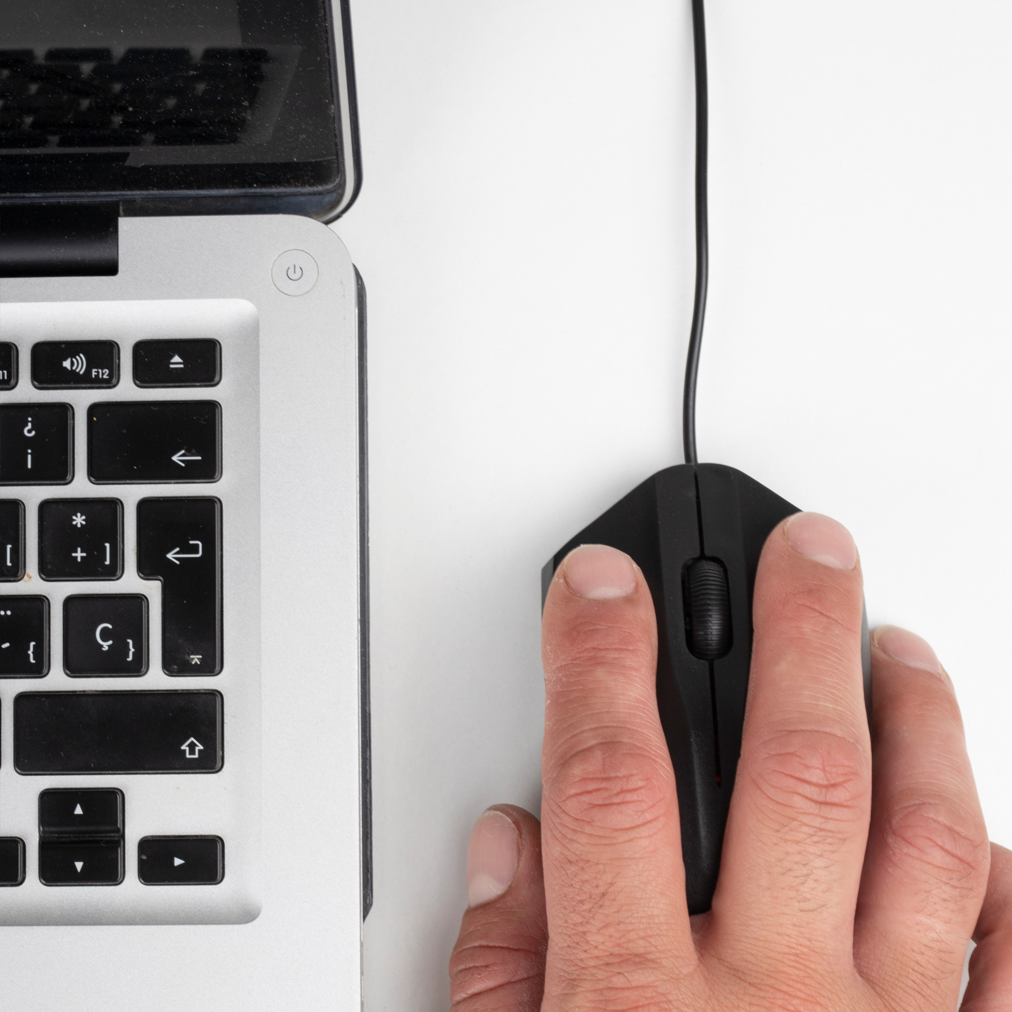 NGS Desktop Optical Wired Mouse, Easy Betta - Black