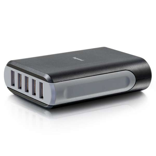 C2G 5-Port AC to USB Power Adapter - Black