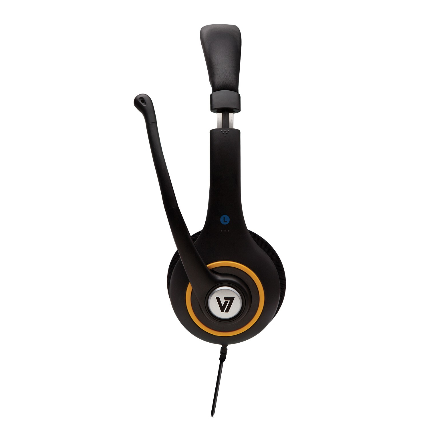 V7 Delux Gaming Headset 3.5mm Circumaural Black