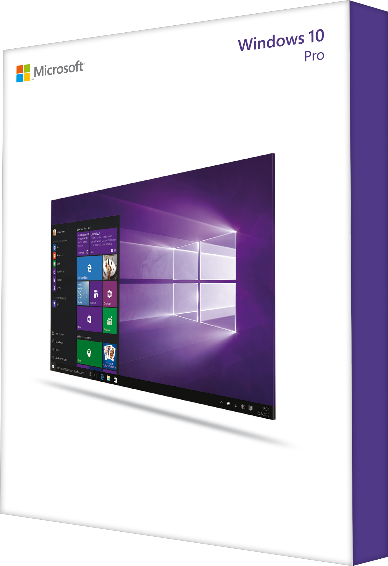 Microsoft Windows 10 Pro 34-bit,64-bit Operating System - Electronic ...