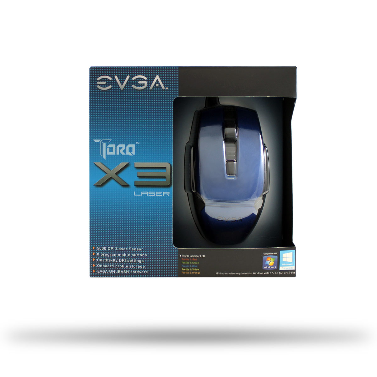EVGA Torq X3L Ambidextrous Gaming Mouse