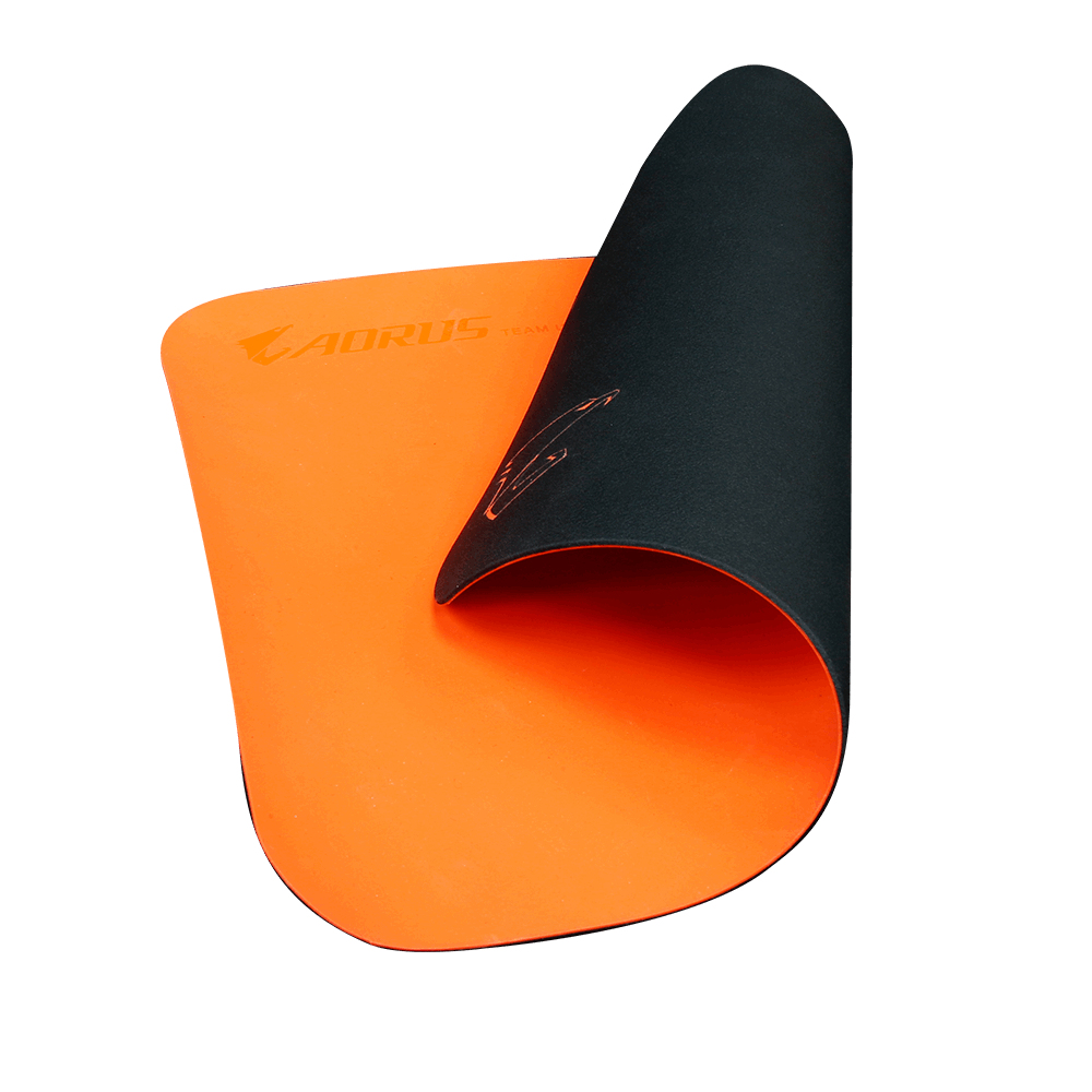 Gigabyte Aorus AMP300 Medium Hybrid Gaming Mouse Pad - Black, Orange