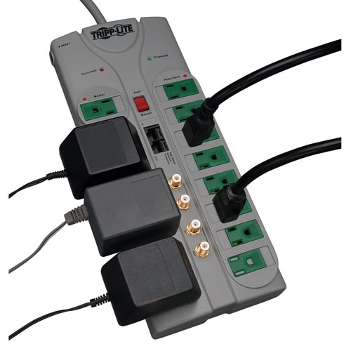 Tripp Lite 10FT 12 Outlet Eco Surge Protector - Green