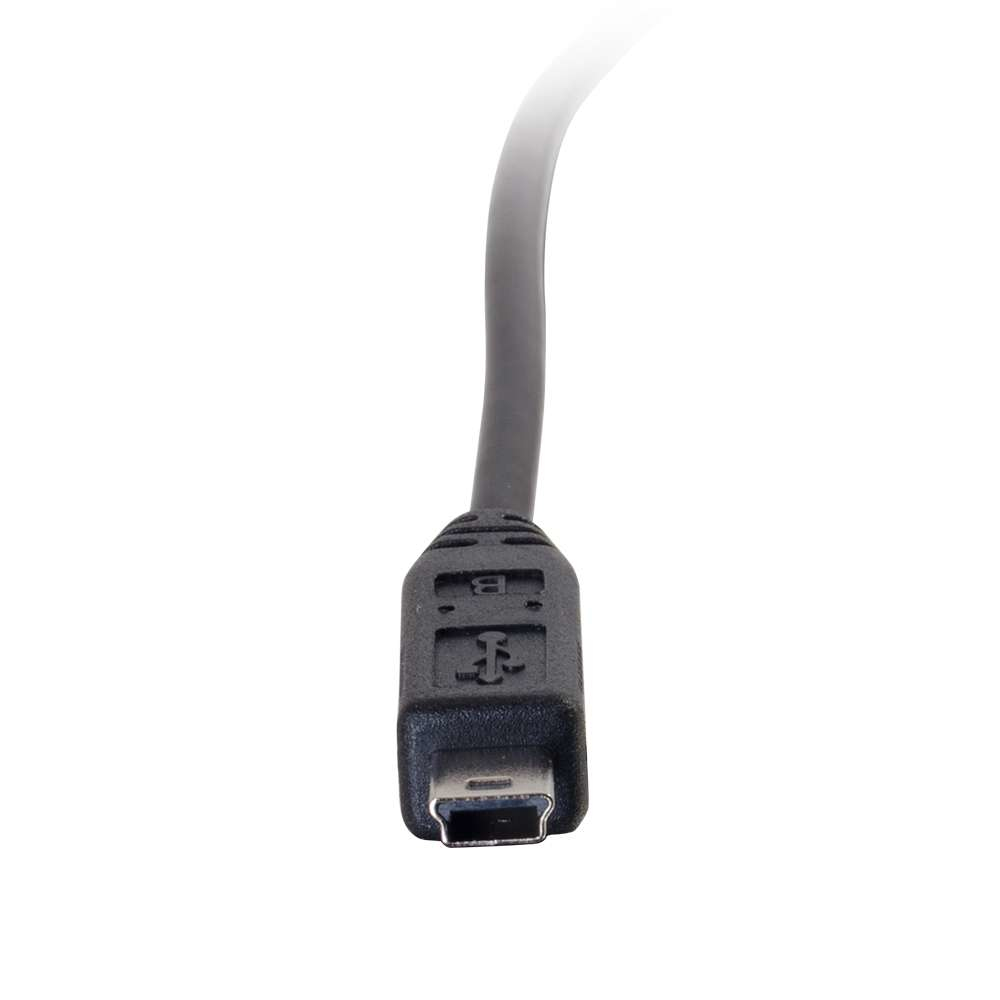 C2G 12FT USB2.0 Type-C Male to USB Mini Type-B Male Cable - Black