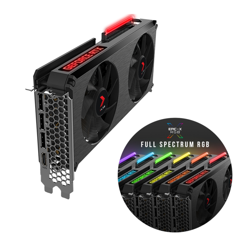 PNY XLR8 Gaming Revel EPIC-X RGB Edition NVIDIA GeForce RTX 3060 12GB ...