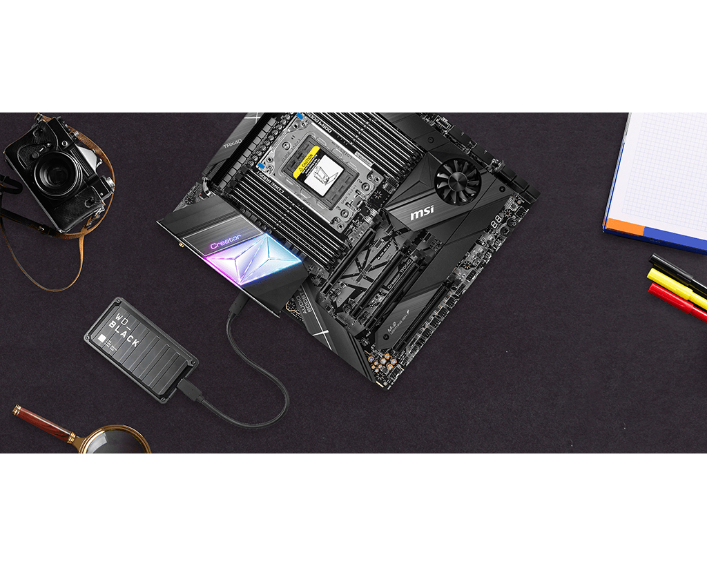 MSI Creator TRX40 AMD TRX40 Socket sTRX4 Extended ATX Motherboard