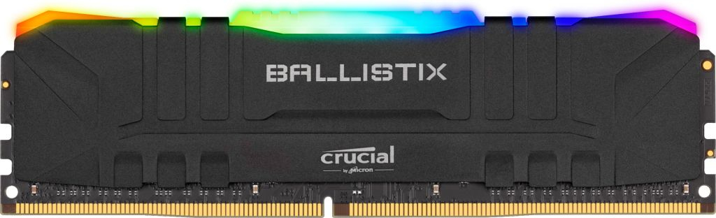 32GB Crucial Ballistix RGB 3200MHz DDR4 Memory Module (1 x 32GB) - Black