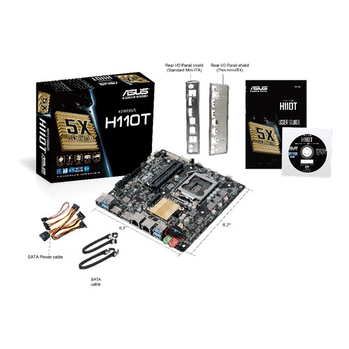 ASUS H110T Intel H110 LGA 1151 Mini ITX Motherboard