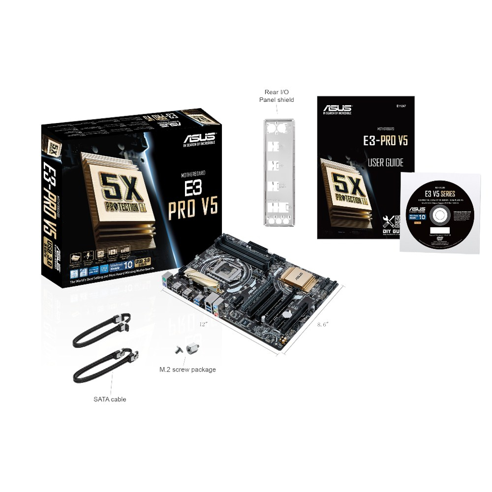 ASUS E3-PRO V5 Intel C232 LGA 1151 ATX DDR4-SDRAM Motherboard