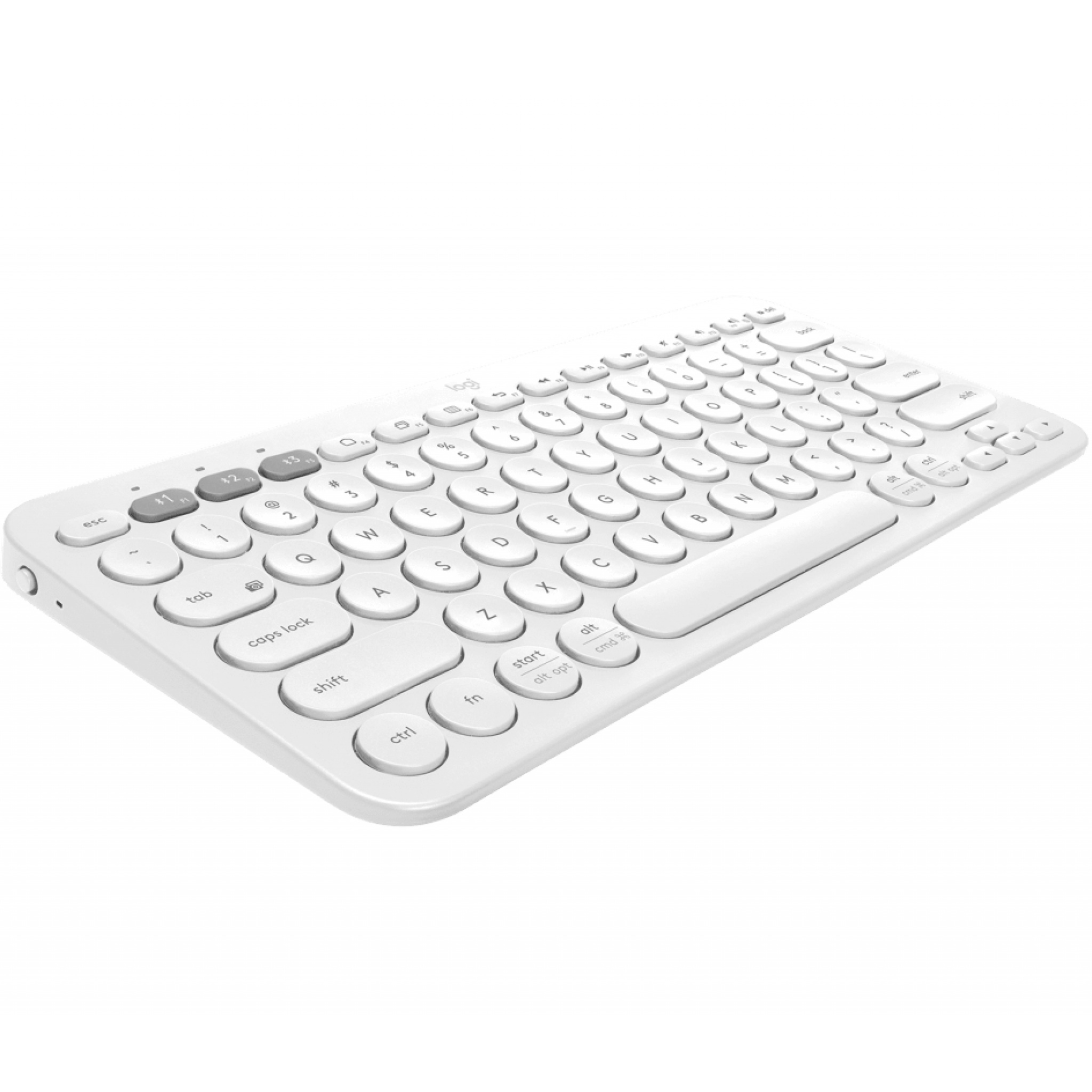Logitech K380 Bluetooth QWERTY White Keyboard - US English Layout
