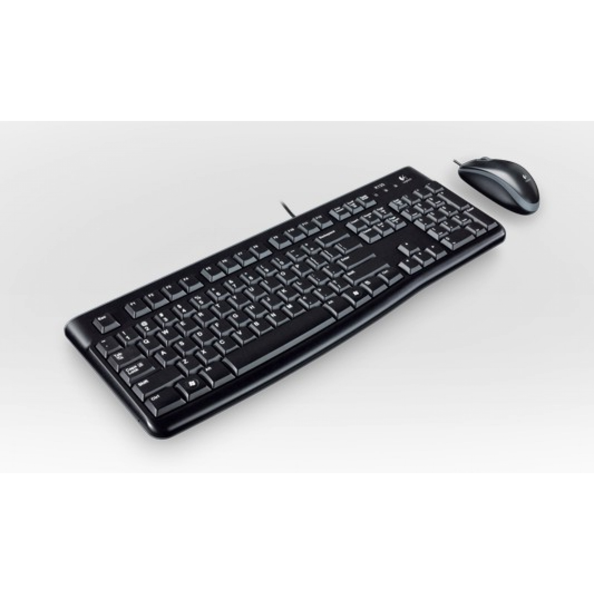 Logitech MK120 USB QWERTZ Black Keyboard - Swiss Layout