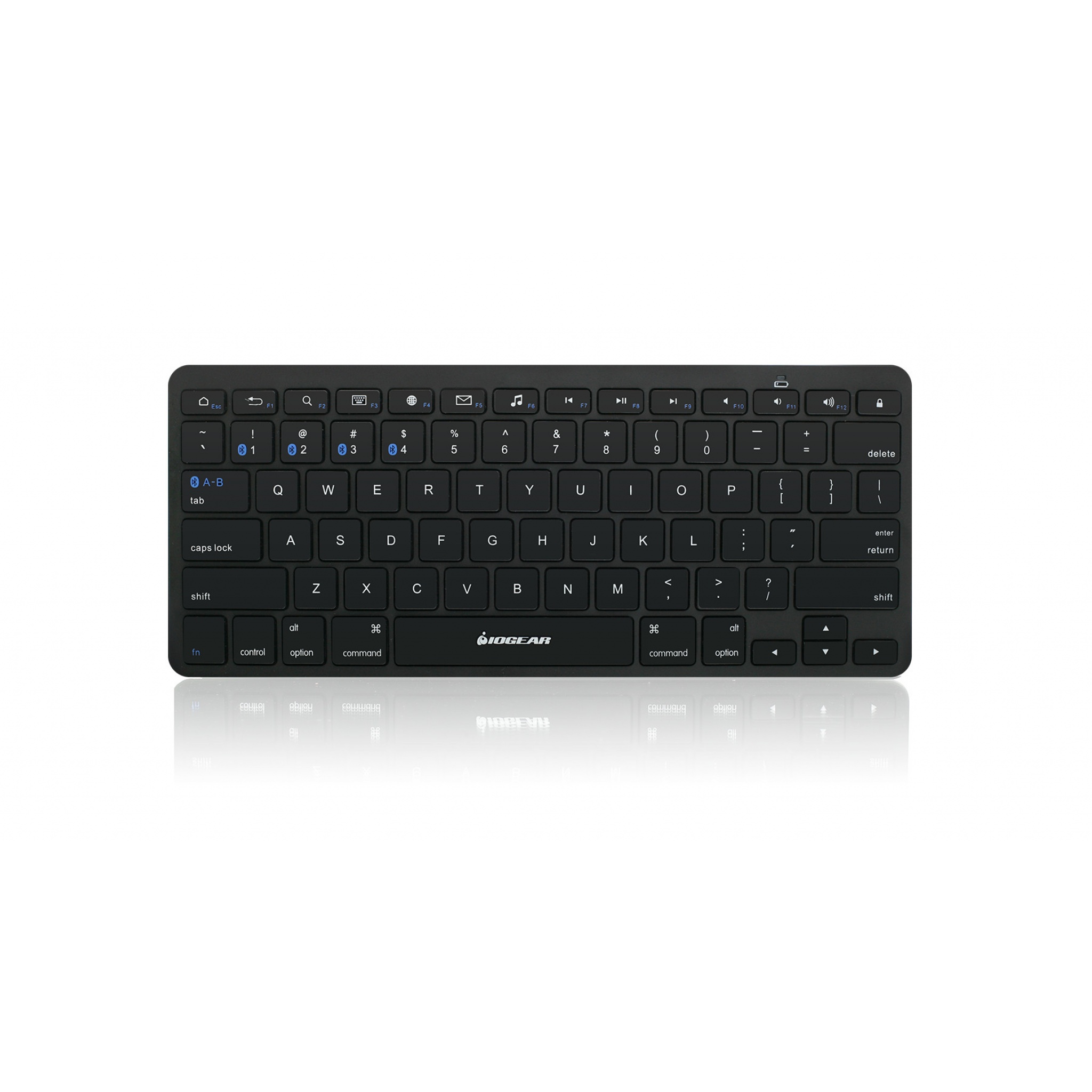 Iogear Slim Multi-Link Bluetooth Keyboard - Black