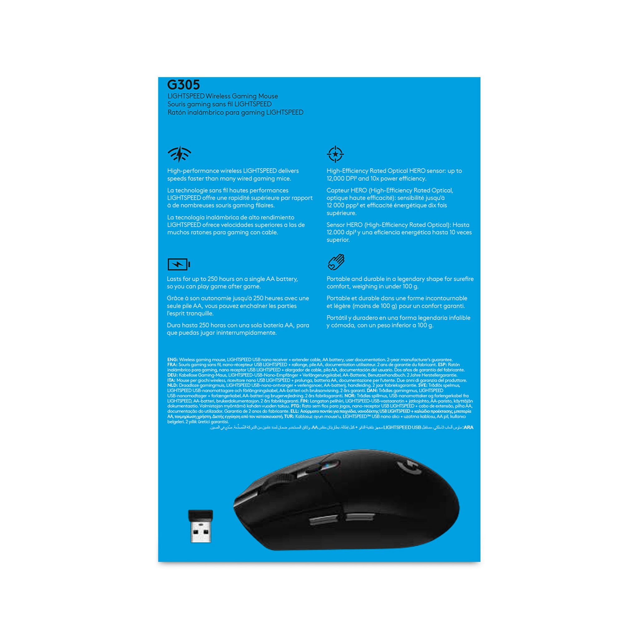 Logitech G G305 Lightspeed Wireless Gaming Mouse
