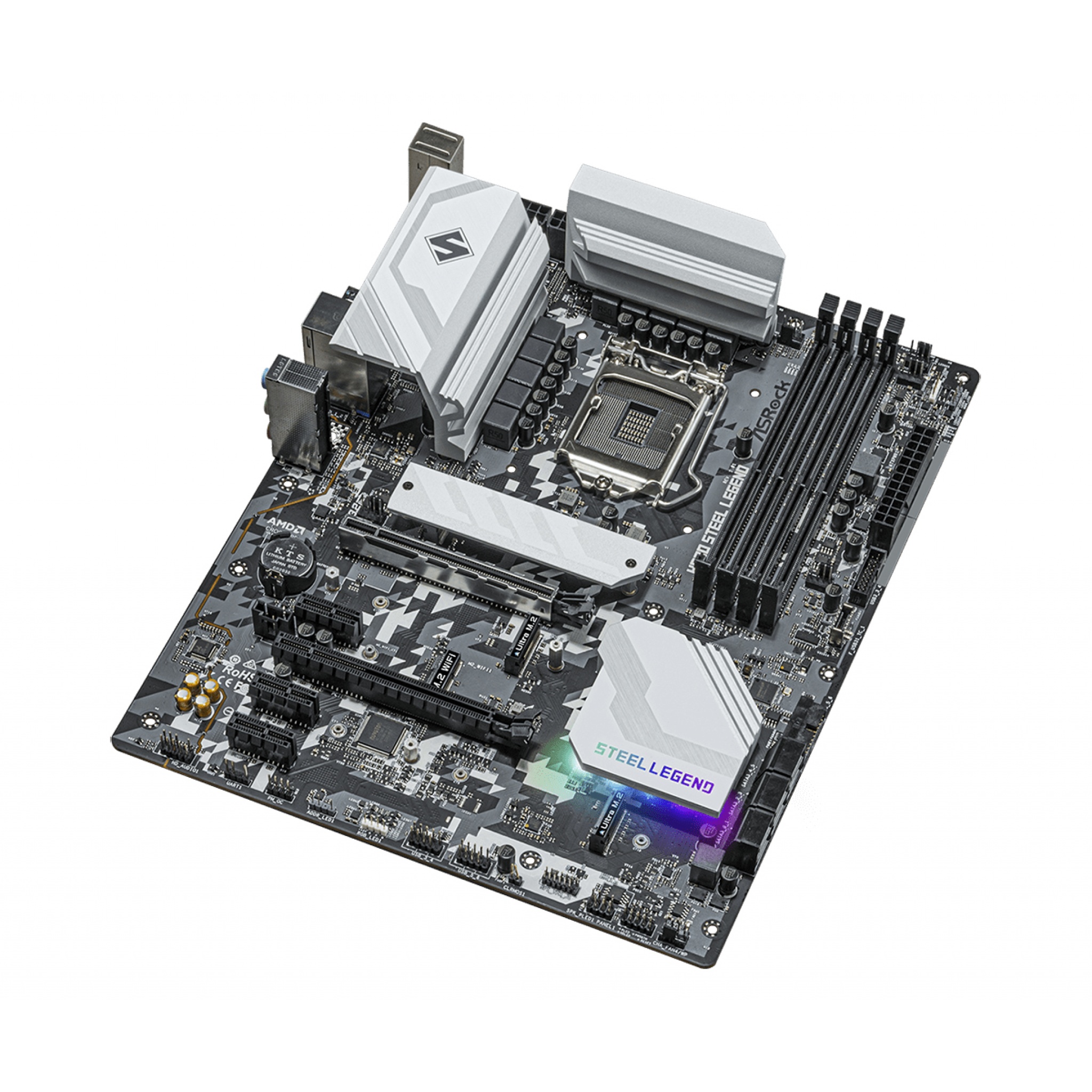 Asrock H570 Steel Legend Intel H570 LGA 1200 ATX DDR4-SDRAM Motherboard